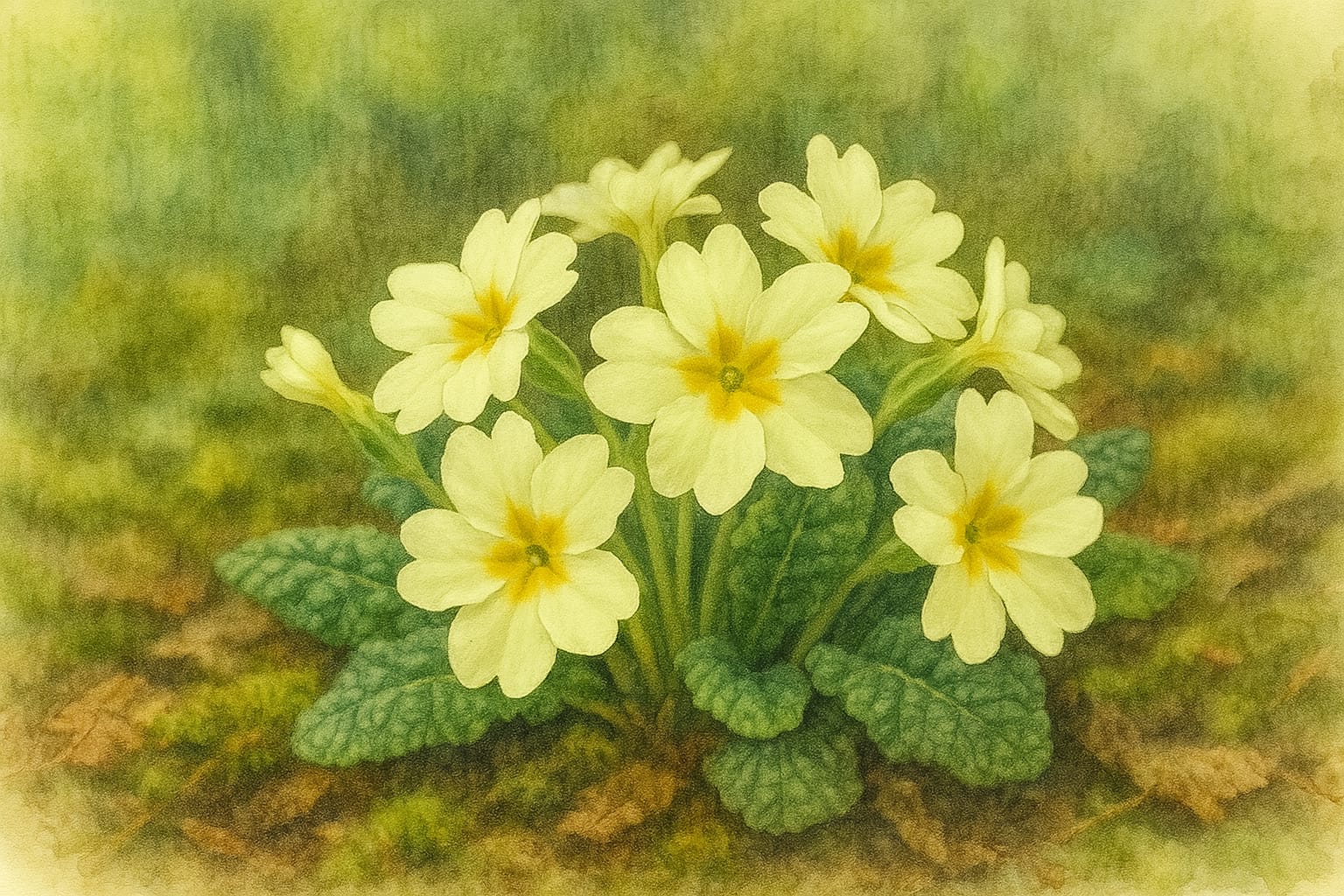 Primrose (Primula vulgaris)